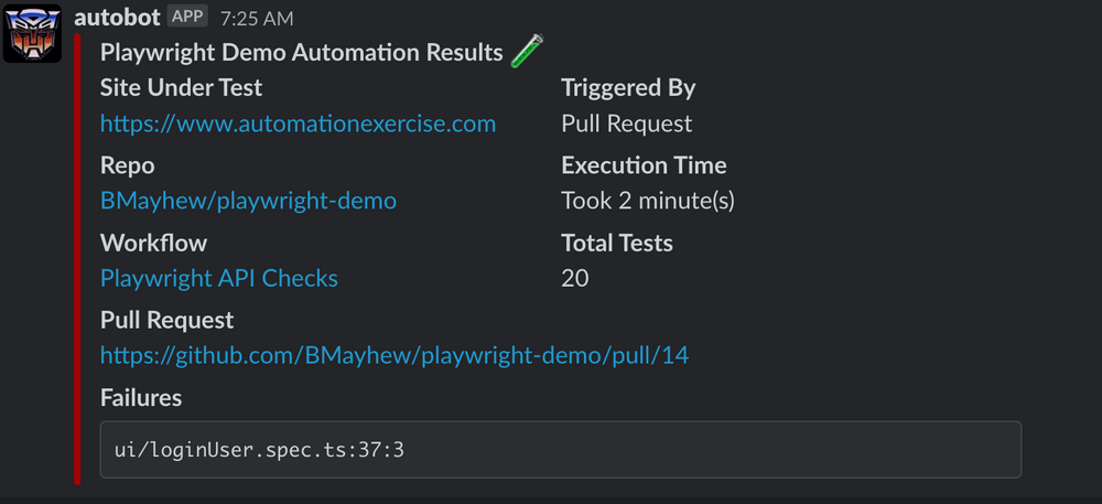 How do you handle combining HTML, Json reports, and a Slack Message ...