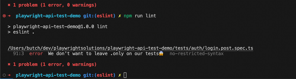 The Definitive Guide To Api Test Automation With Playwright Part 8 Adding Eslint Prettier 