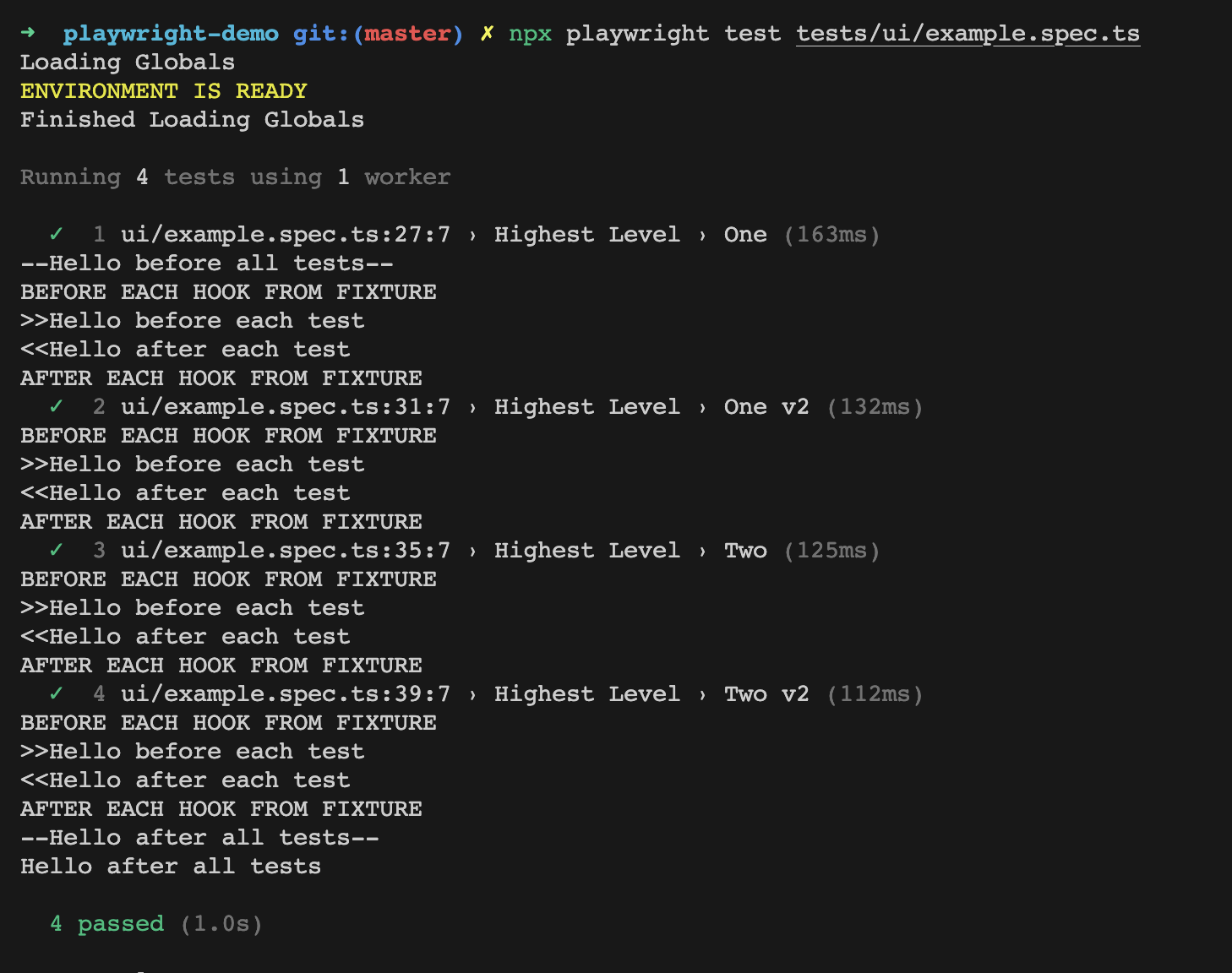 How Do You Set Hooks Before Or After Each Test Globally in Playwright Test?