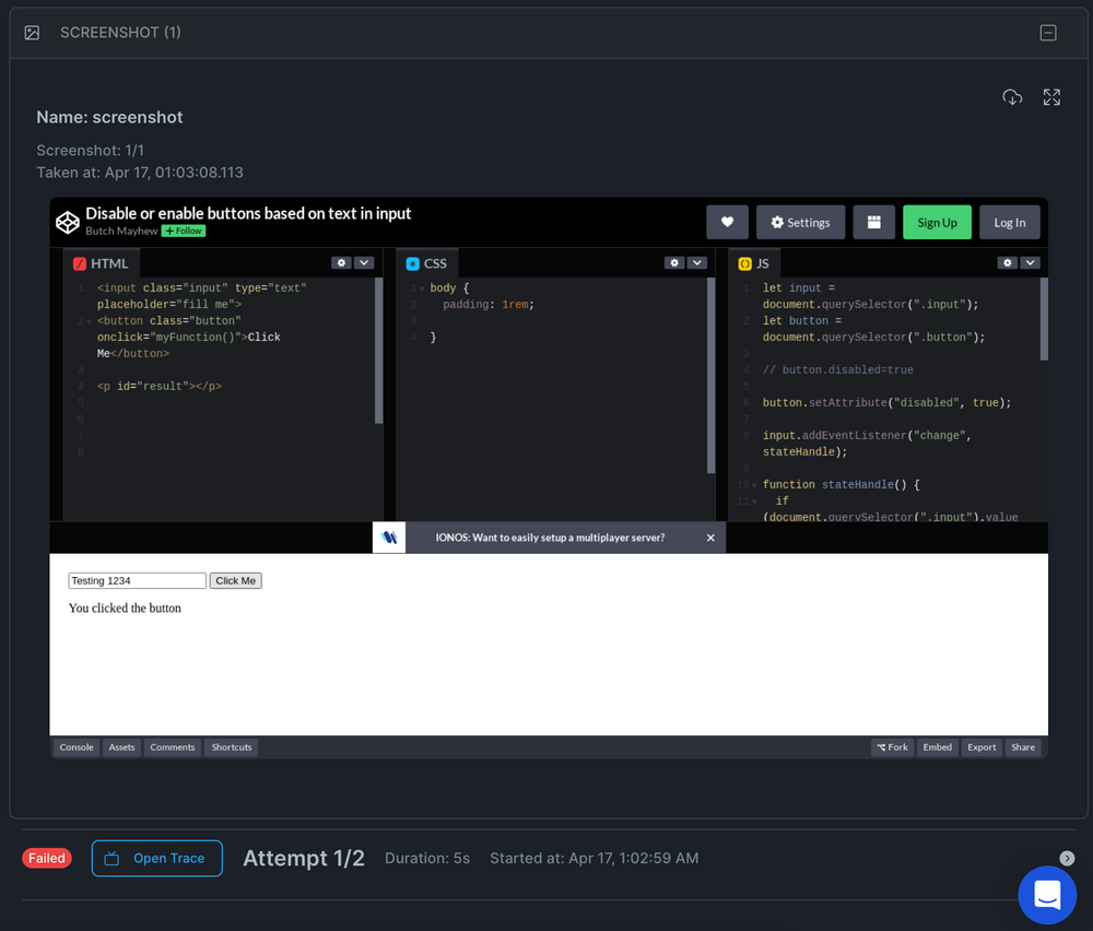 In-Depth Review of Playwright Dashboard by Currents
