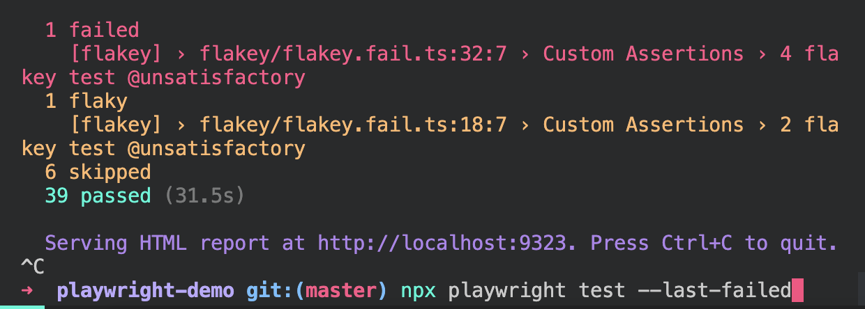 How To Run Failures Only From The Last Playwright Run Via CLI How To Run Failures Only From The Last Playwright Run Via CLI