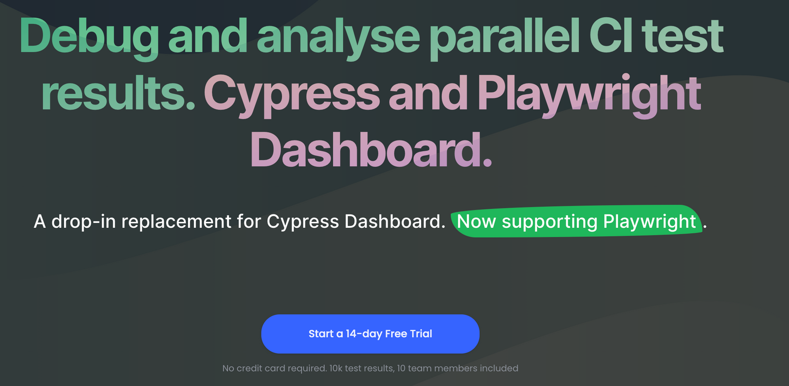 In-Depth Review of Playwright Dashboard by Currents