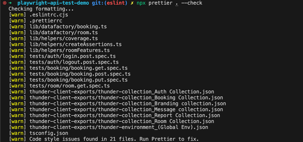 The Definitive Guide To Api Test Automation With Playwright Part 8 Adding Eslint Prettier
