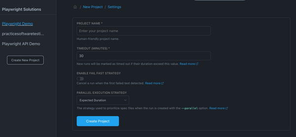 In-Depth Review of Playwright Dashboard by Currents
