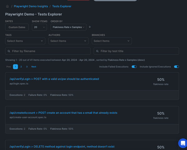 In-Depth Review of Playwright Dashboard by Currents